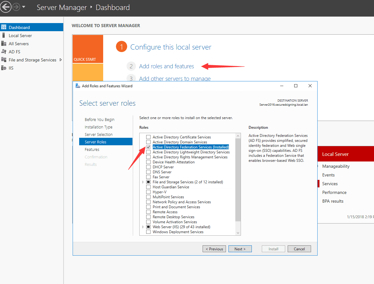 Configuring Single Sign On for Secured Signing using Active Directory Federation Services (ADFS ...