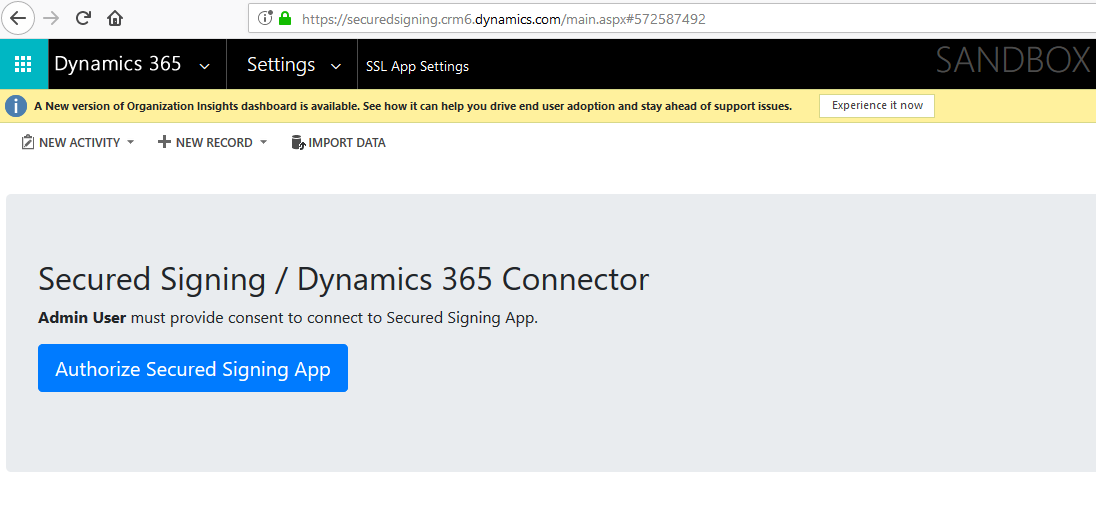 Microsoft Dynamics 365 Createconnect Secured Signing Enterprise
