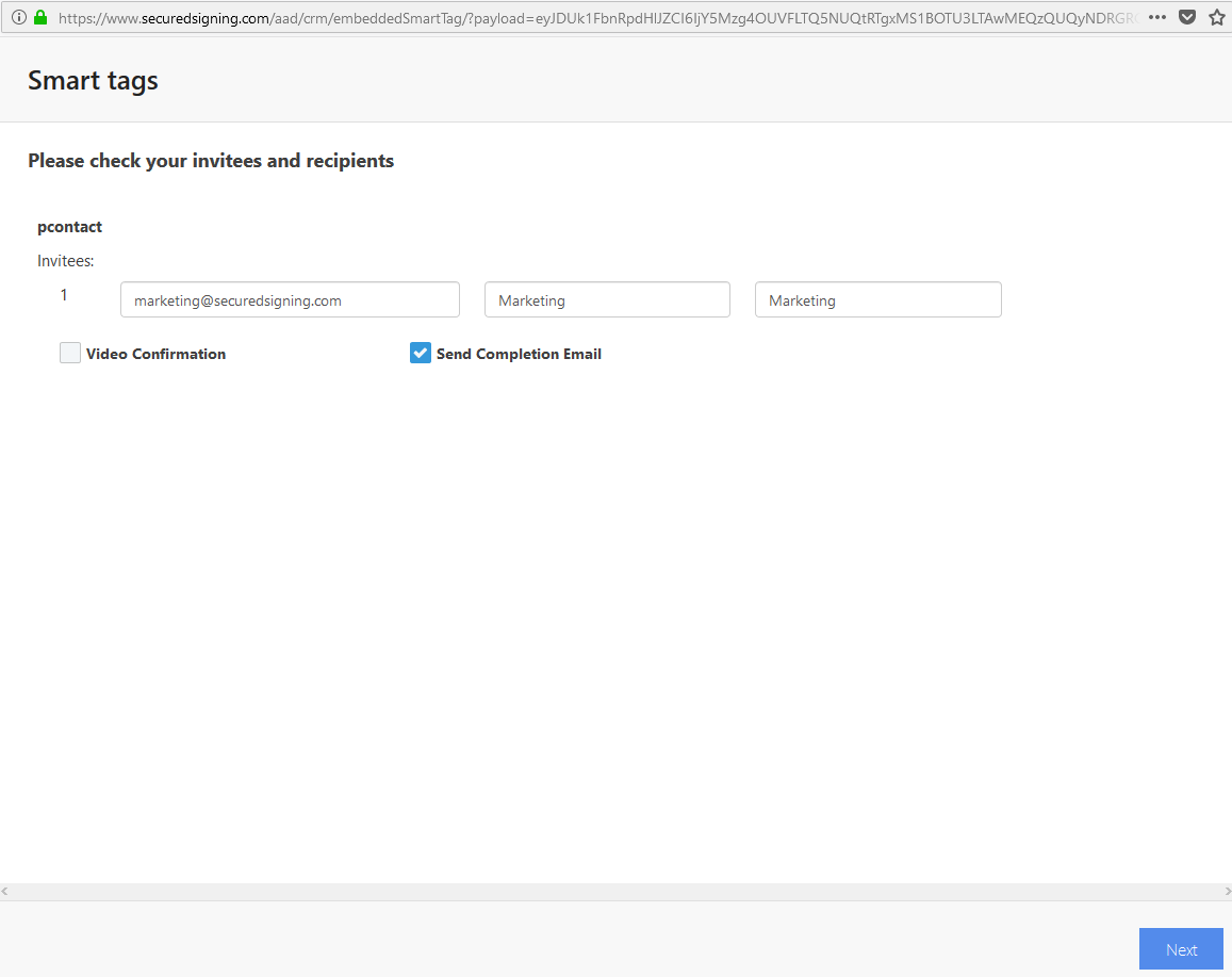 Microsoft Dynamics 365: How to send a Smart Doc for signing with ...