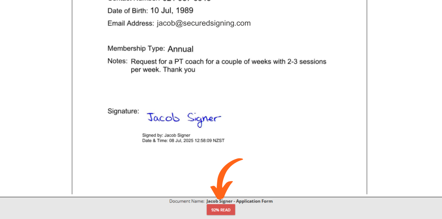 Fill and Sign a Template Successfully - Secured Signing