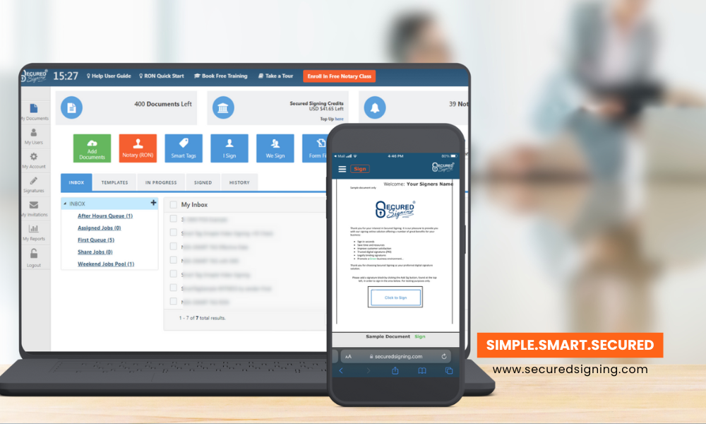 Secured Signing | Digital Signatures and Online Notarization